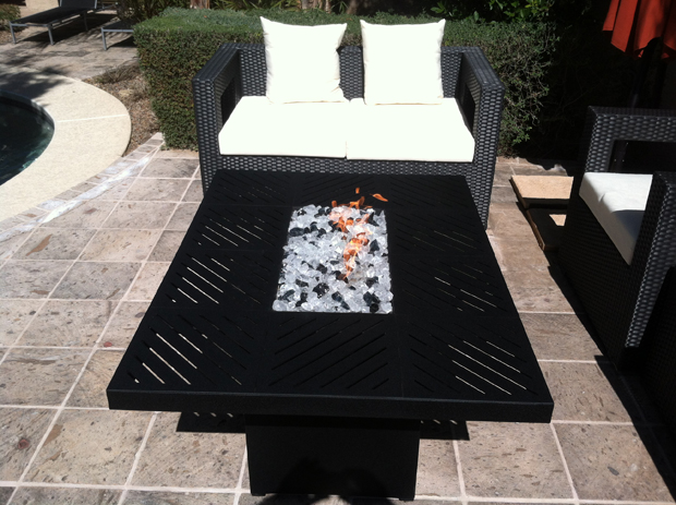 Custom Propane Fire Pit Tables | Arizona Backyard Custom