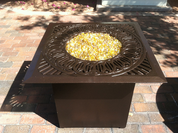 Custom Propane Fire Pit Tables | Arizona Backyard Custom
