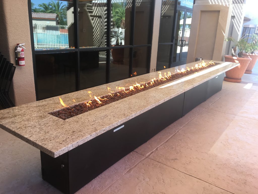 Rectangular Fire Pit Tables 116