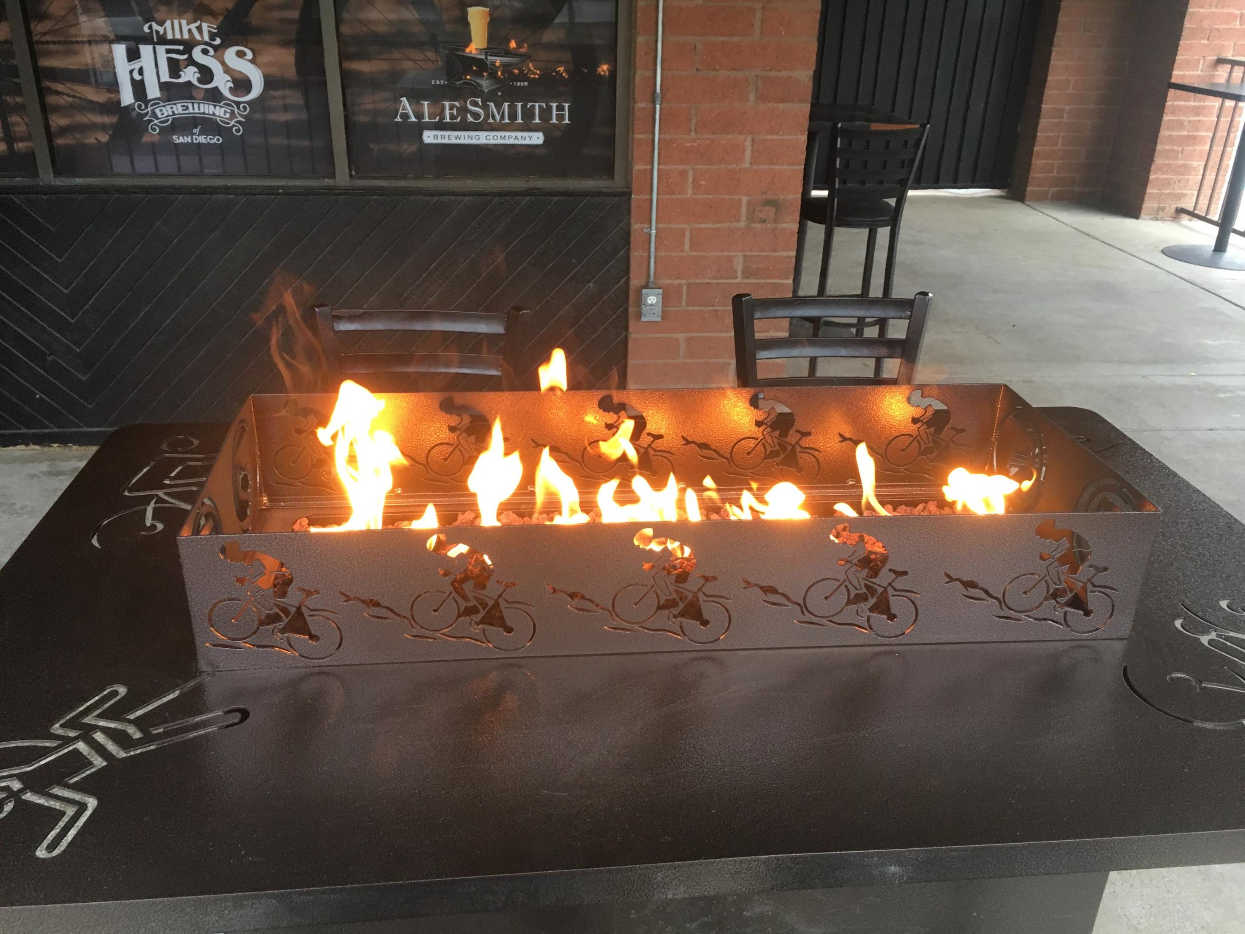 Custom Propane Fire Pit Tables | Arizona Backyard Custom